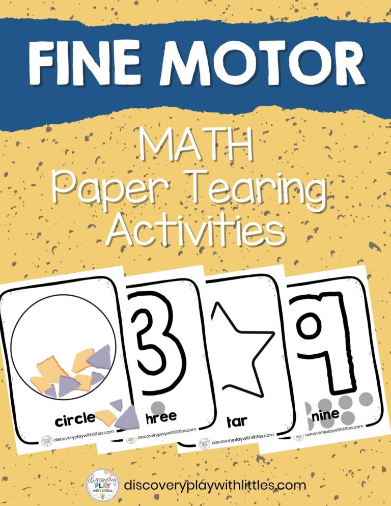 Tearing Paper Activities: Strengthening Fine Motor Skills - Discovery Play